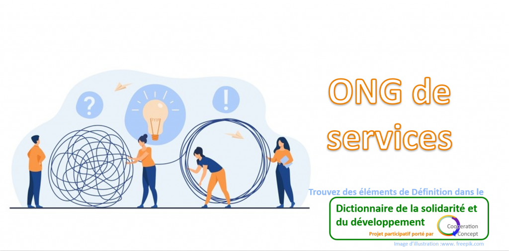 ONG de services - Cooperation Concept